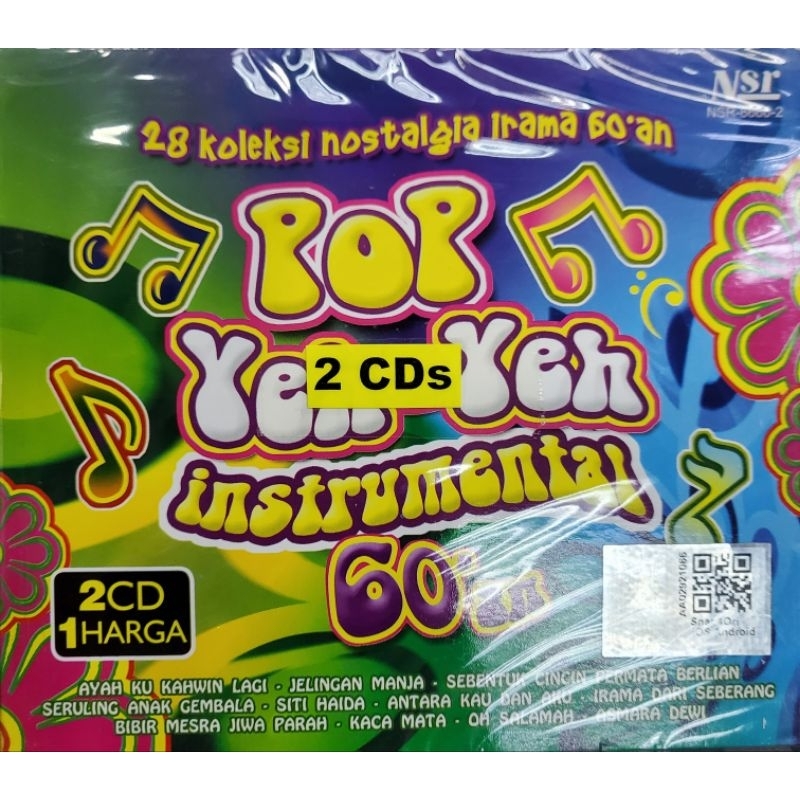 Pop Yeh Yeh Instrumental 60an - 28 Koleksi Nostalgia Irama 60an (2CDs ...