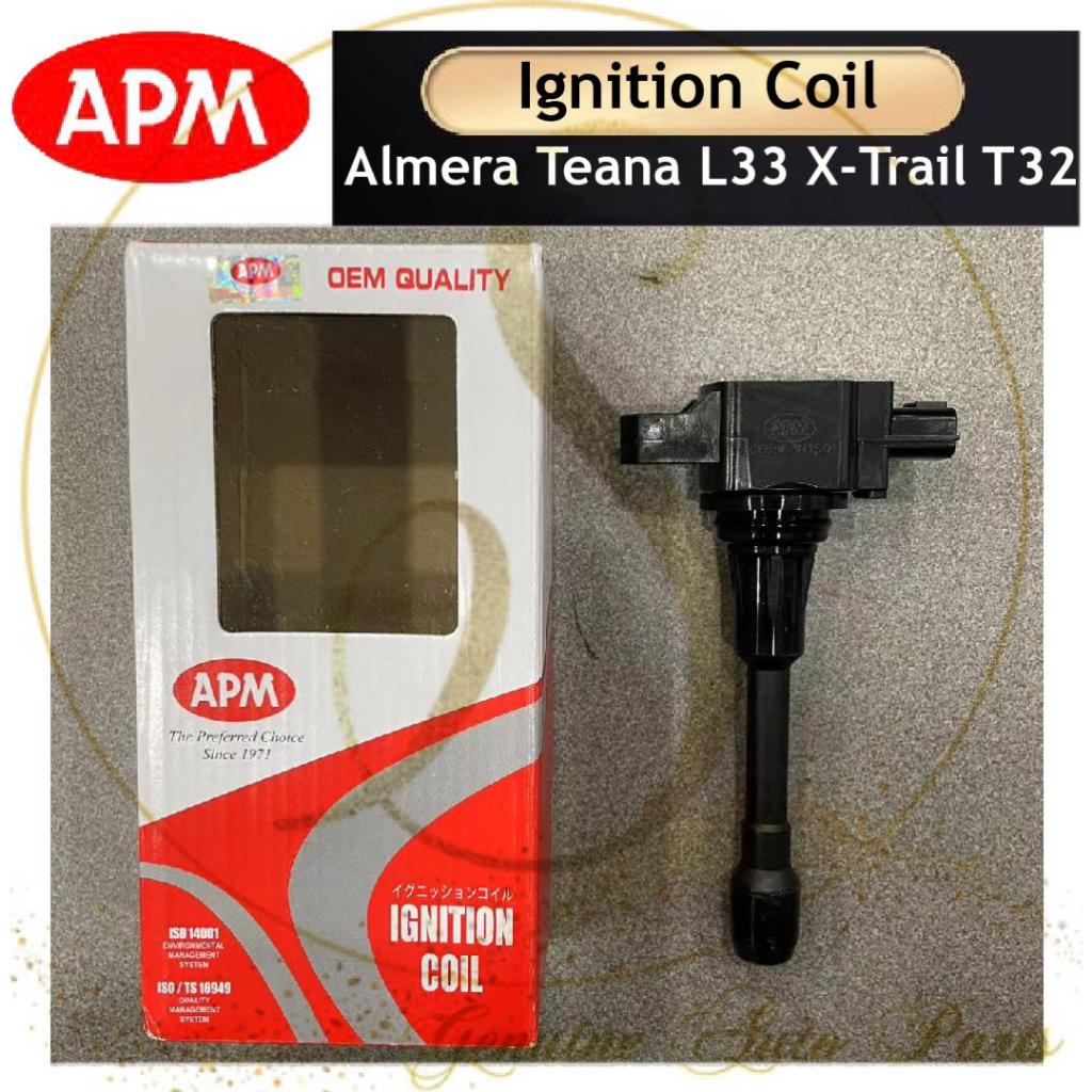 (100% ORIGINAL) APM IGNITION PLUG COIL NISSAN ALMERA N17 1.5 TEANA L33 ...