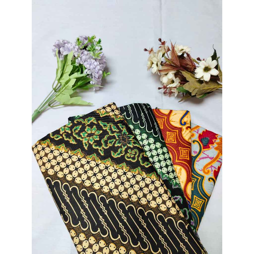 Kain Batik Floral Jawa/ Sarung Batik Floral Jawa VIRAL (SIAP JAHIT ...