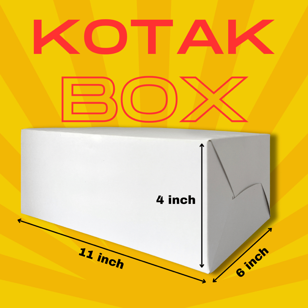 (Direct Factory) Kotak Putih / Paper Box / Box / Kotak Ayam Panggang ...