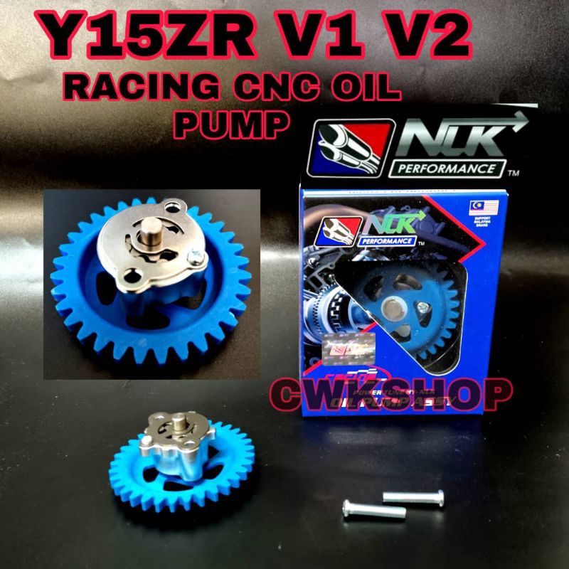 NLK CNC OIL PUMP LC135 4S 5S Y15ZR RACING CNC OIL PUMP & BIG OIL PUMP ...