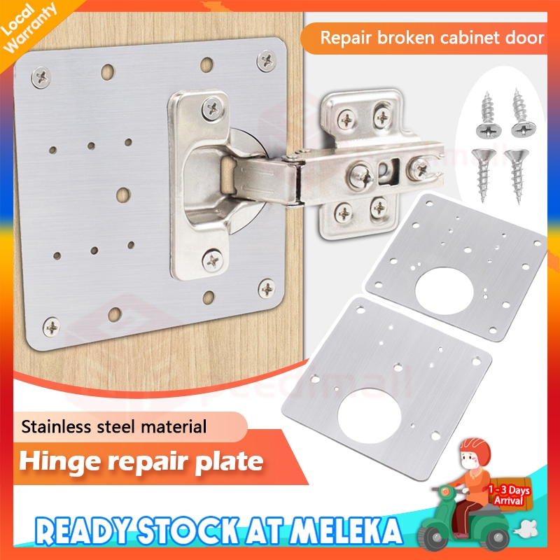 Hinge Repair Plates Stainless Steel Cabinet Door Hinges Plate with ...