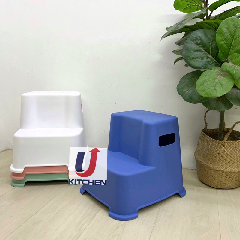 2930 Felton Heavy Duty Plastic Step Chair Ladder 35cm / Tangga Plastik ...