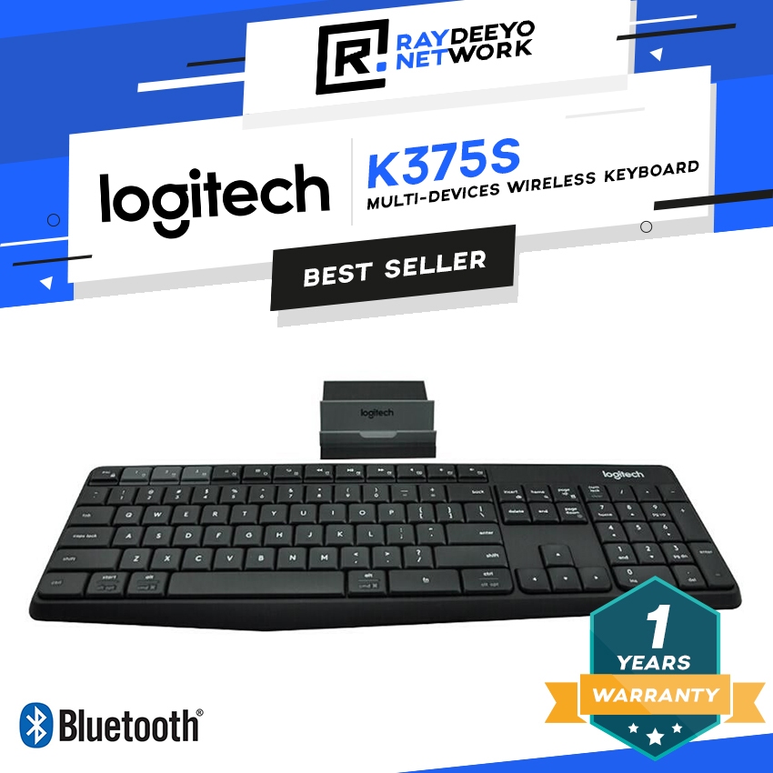 Logitech K400 Plus Wireless Keyboard with Touchpad [Quiet Typing/Media ...