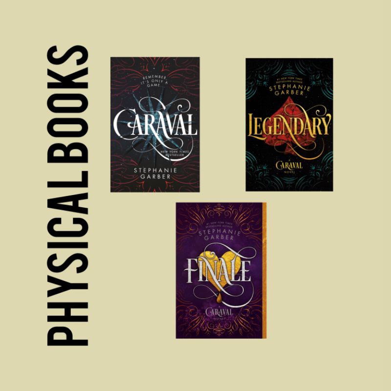 Stephanie Garber (Author) Caraval (3 book series) Caraval, Legendary, Finale | Shopee Malaysia