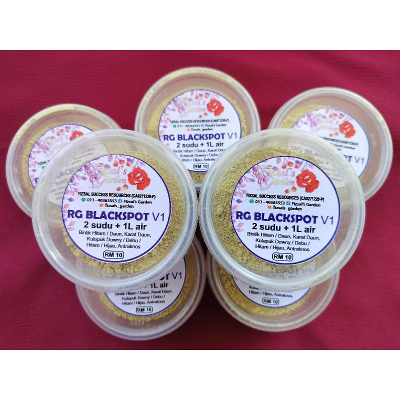 RG BLACKSPOT V1 - fungicides / kulat / fungus - bintik ros bintik hitam ...