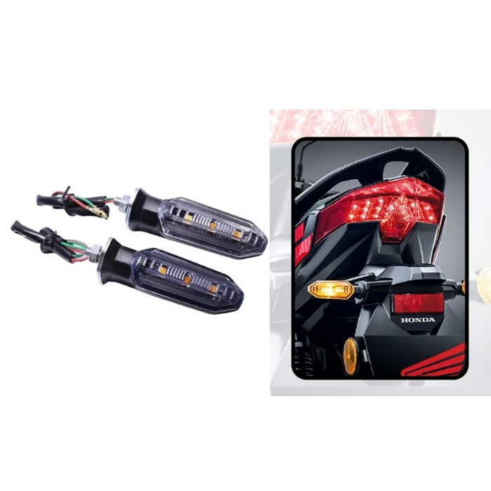 LAMPU SIGNAL BELAKANG TINTED LED VARIO 125/150/160 ADV150 RSX | Shopee ...