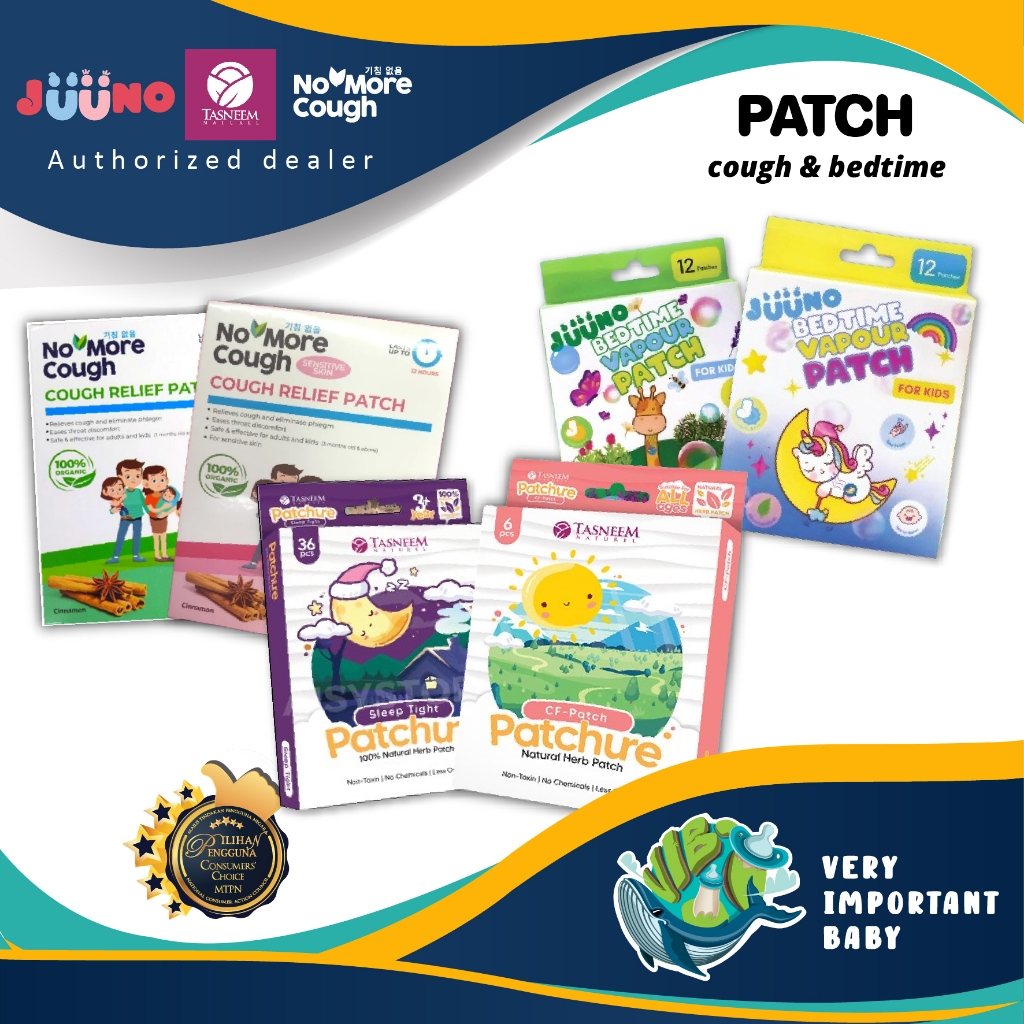 [10% CASHBACK] No More Cough Patch/Tasneem CF Patches/Tasneem Sleep ...