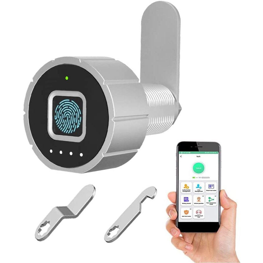 Fingerprint Cabinet Lock Smart Lock with Bluetooth letter box digital ...