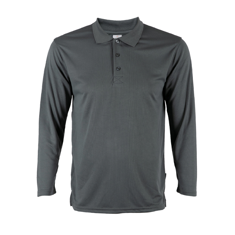 JCP x OREN SPORT Premium Quick Dry Long Sleeve Polo QD67 Unisex Side ...