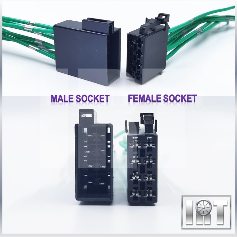 8 Pin Player Socket Gen2 Persona Preve Wira Saga VVT FLX Proton Audio ...