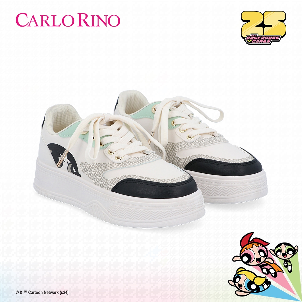 Carlo Rino Power Puff Sneakers - Green | Shopee Malaysia