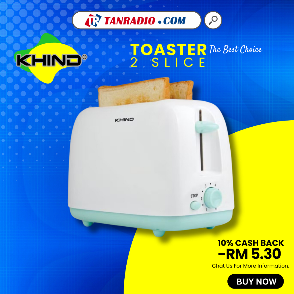 Khind Bread Toaster Pembakar Roti BT808 /Hamilton Beach 4 slice Toaster ...