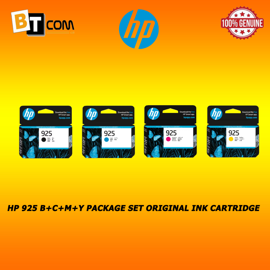 HP 925 Package Set Original Ink Cartridge 4K0V9PA, 4K0V6PA, 4K0V7PA, 4K0V8PA | Shopee Malaysia
