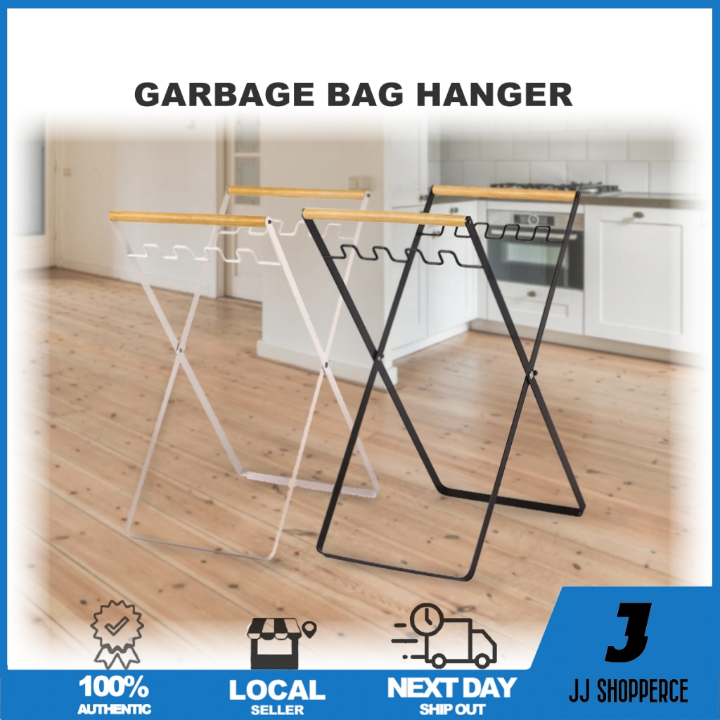 [MY] Garbage Bag Hanger/ Portable Folding Garbage Rack/ Trash Bag ...