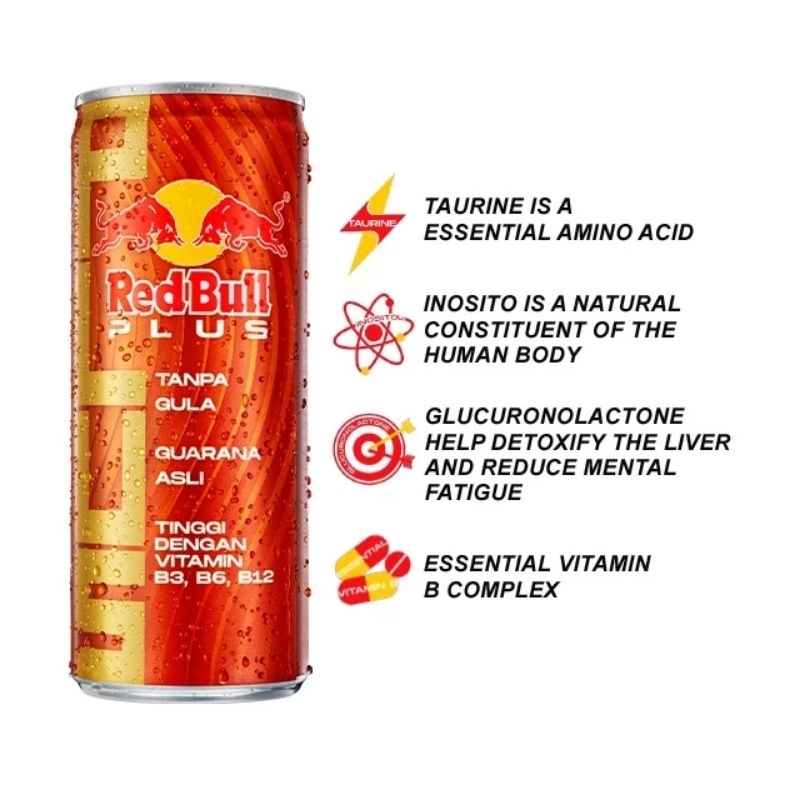 Red Bull Plus 250ml Can | Shopee Malaysia