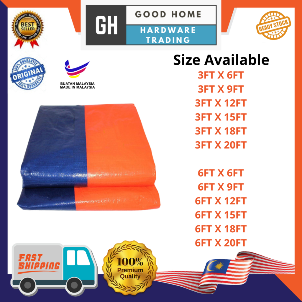 Painting Plastic Canvas Sheet (Waterproof) (Blue & White) (Blue ...