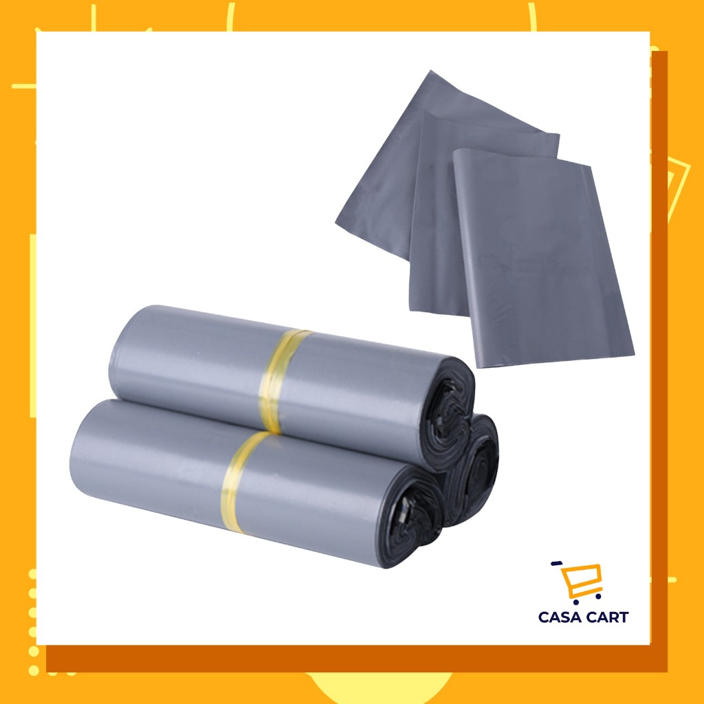 CASA CART Beg Ekspres Hitam Kelabu Menebal Pakaian Beg Plastik Kalis ...