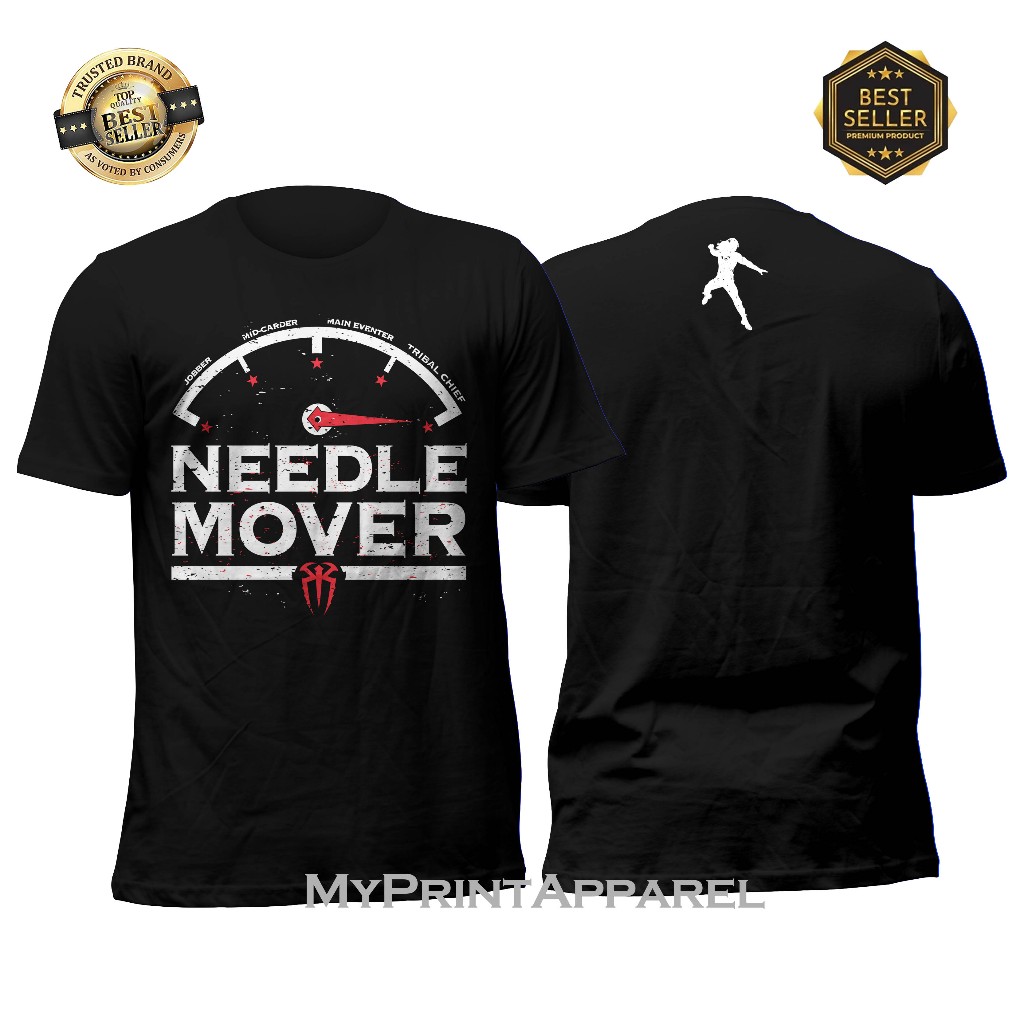 Roman Reigns Needle Mover wrestling cotton Tshirt | Shopee Malaysia