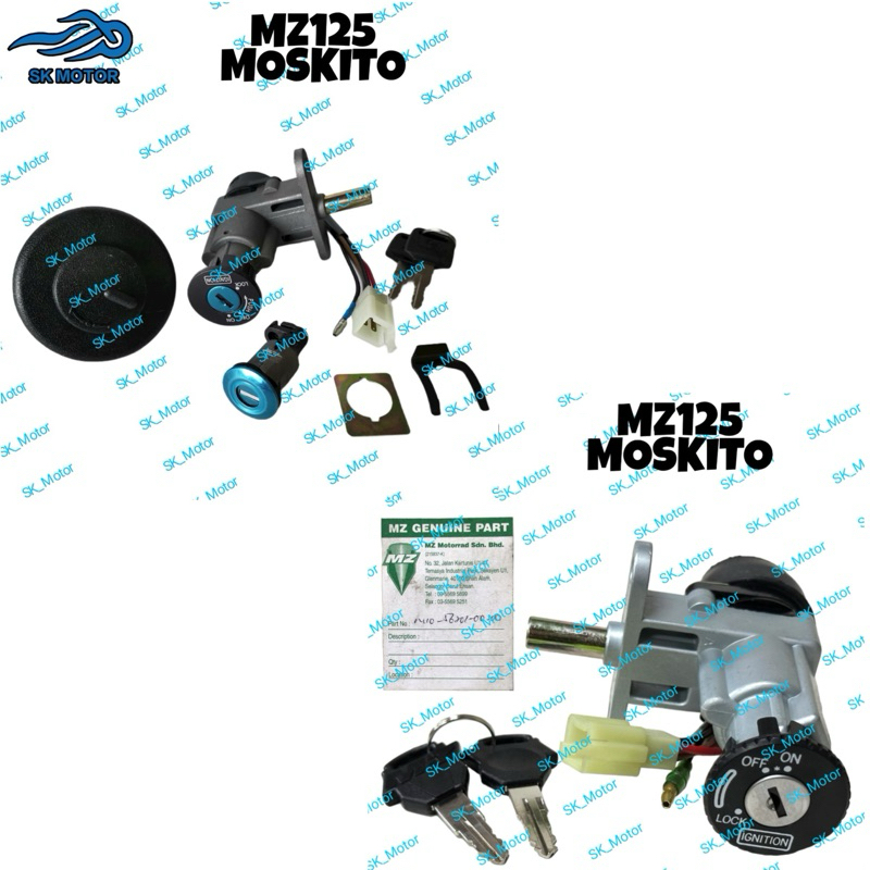 MZ125 MZ 125 MOSKITO Original Ignition Main Switch / Full Set Switch ...