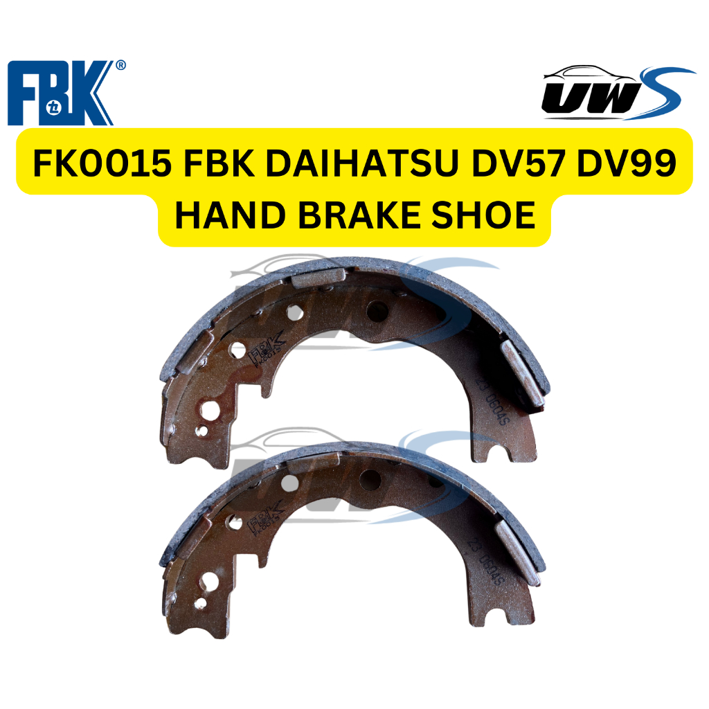 FK0015 FBK DAIHATSU DV57 DV99 HAND BRAKE SHOE | Shopee Malaysia