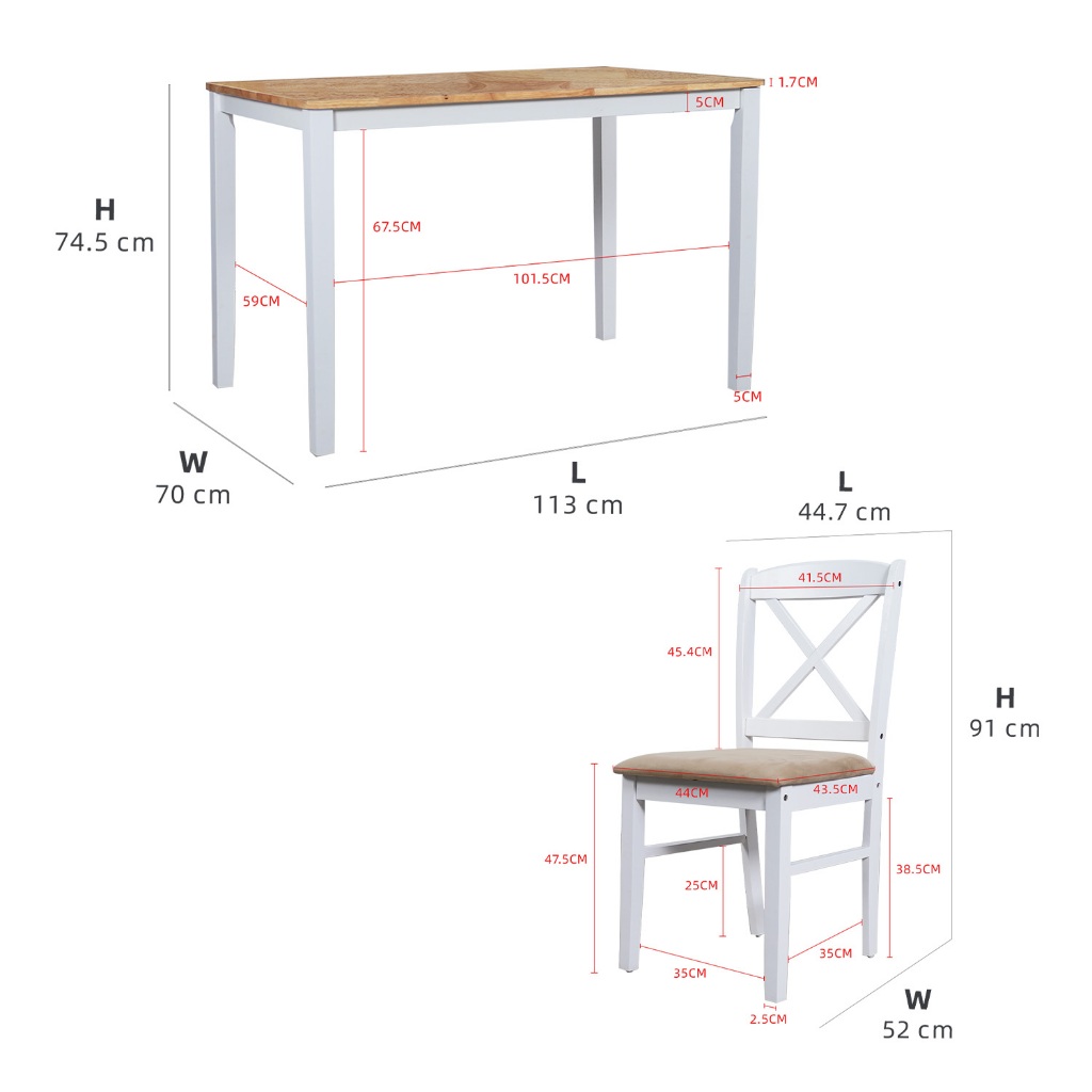 [FREE Shipping] KitchenZ Lala / Mason / Stratton Modern Solid Wood ...