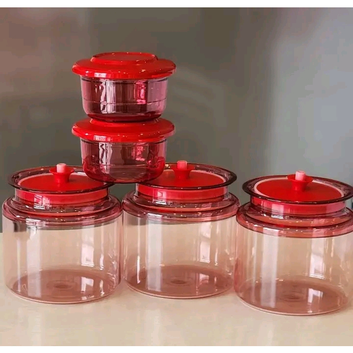 Tupperware Counterpart 900ml Airtight Canister Food container Balang ...