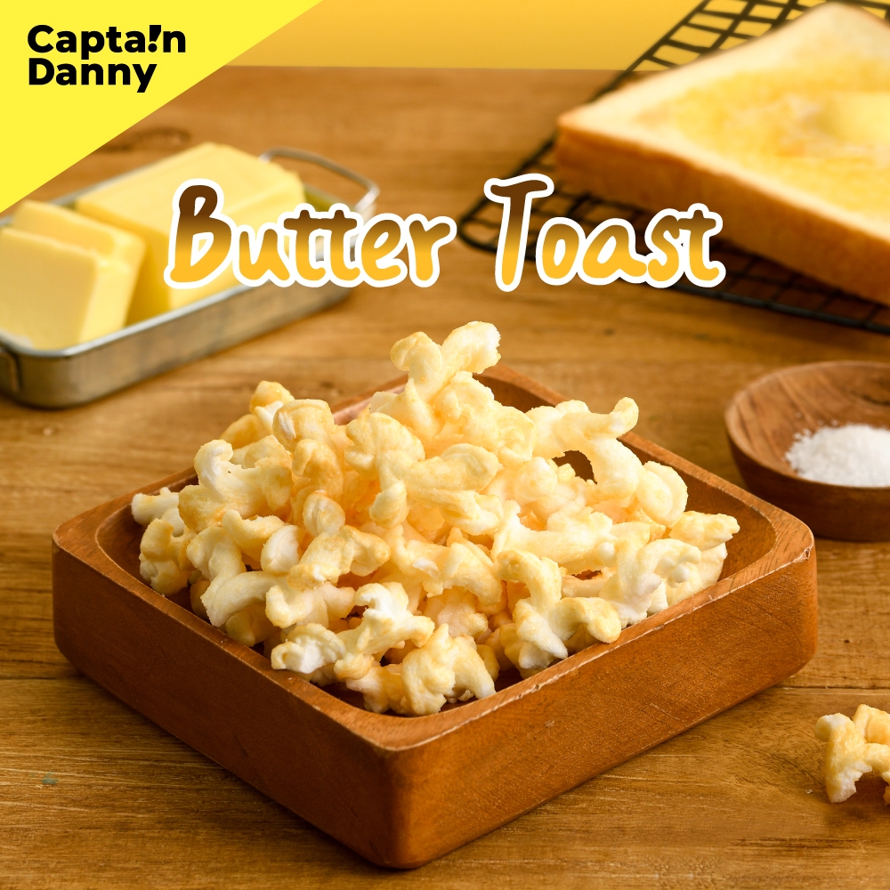 Captain Danny Rice Popcorn - Salted Butter Toast 100g 🍿 米的爆米花 米米花 ...