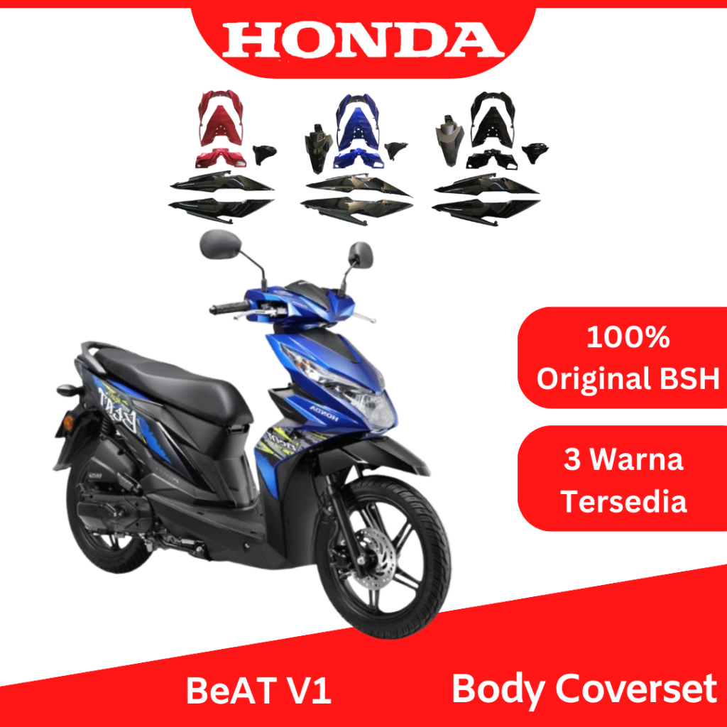 HONDA BEAT V1 100% Original BSH Full Body Cover Set Color Parts Part ...