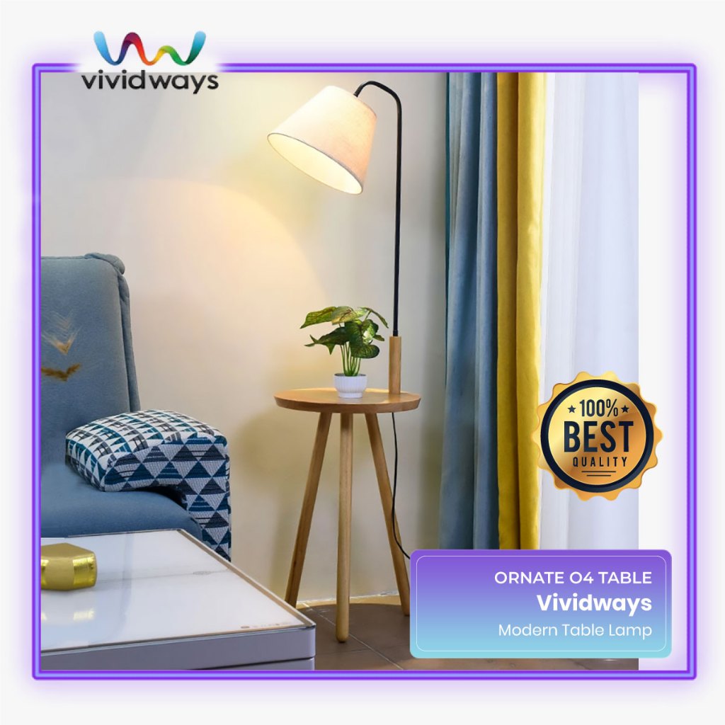 K2 VIVIDWAYS ORNATE O4 Modern Stand Lamp/Table Lamp/Lampu Meja | Shopee ...