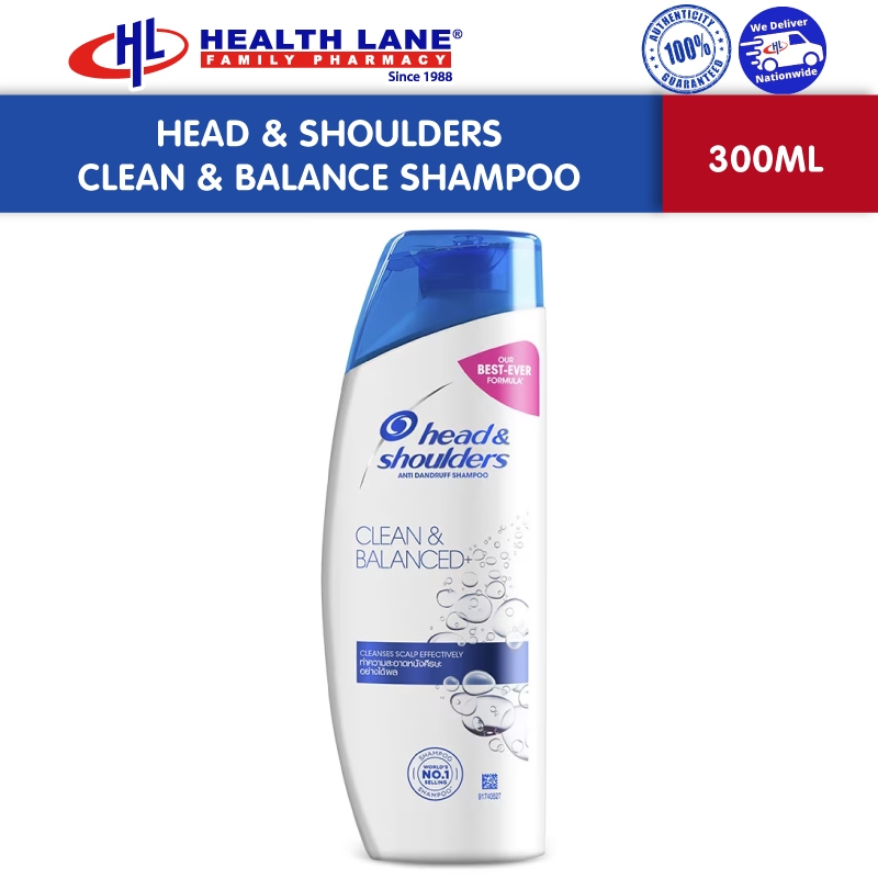 Head & Shoulders Clean & Balance Shampoo (300ml) | Shopee Malaysia