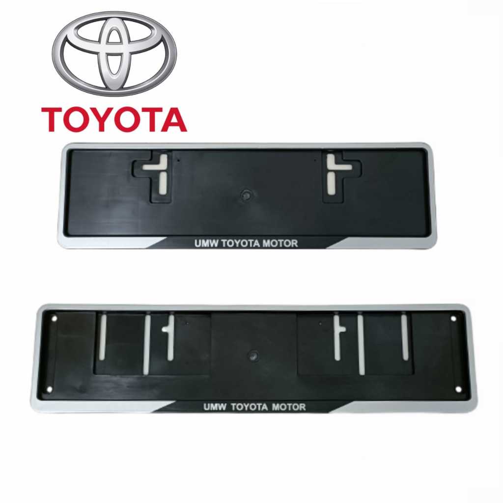 { Free 2pcs Screw } Frame + Number Plate / TOYOTA VIOS AVANZA ALTIS ...