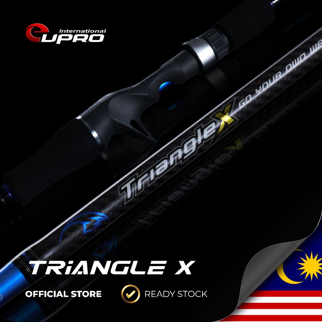 Eupro Triangle X Fuji Guide Fuji Reel Seat (Spinning Rod Overhead Rod ...