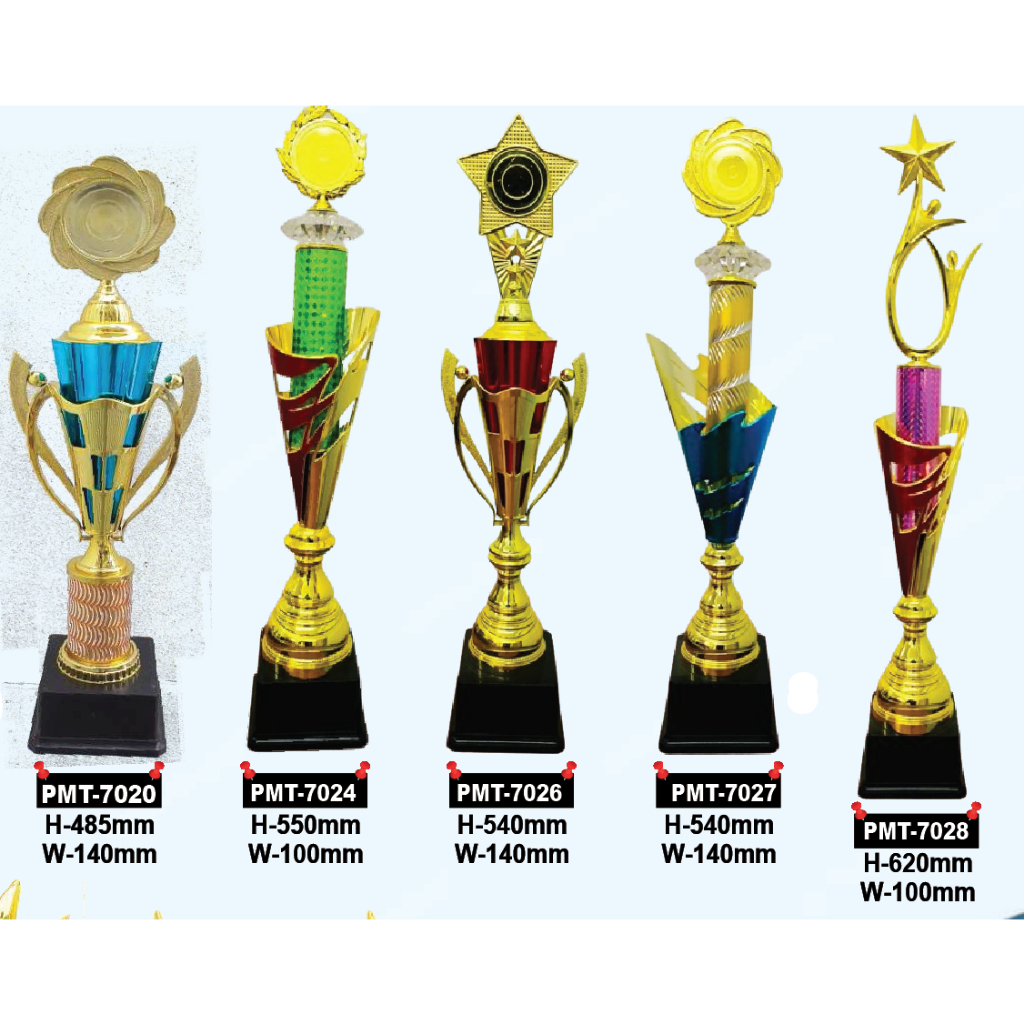 TROPHY-PLASTIC WITH HEAVY BASE AND WITH FREE WORDING AND LOGO | Shopee ...