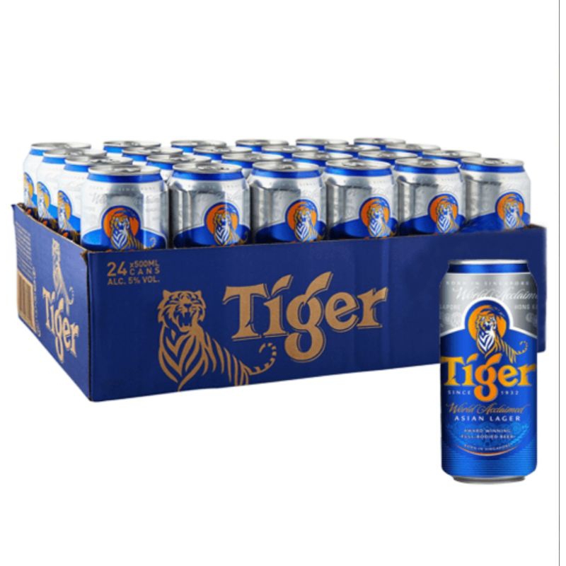 tiger can 24x500ML Born Asian | Shopee Malaysia