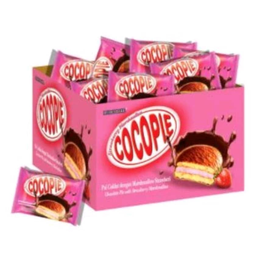 Mum's Bake Cocopie Marshmallow Cake (Strawberry) 25g x 24pcs | Shopee ...