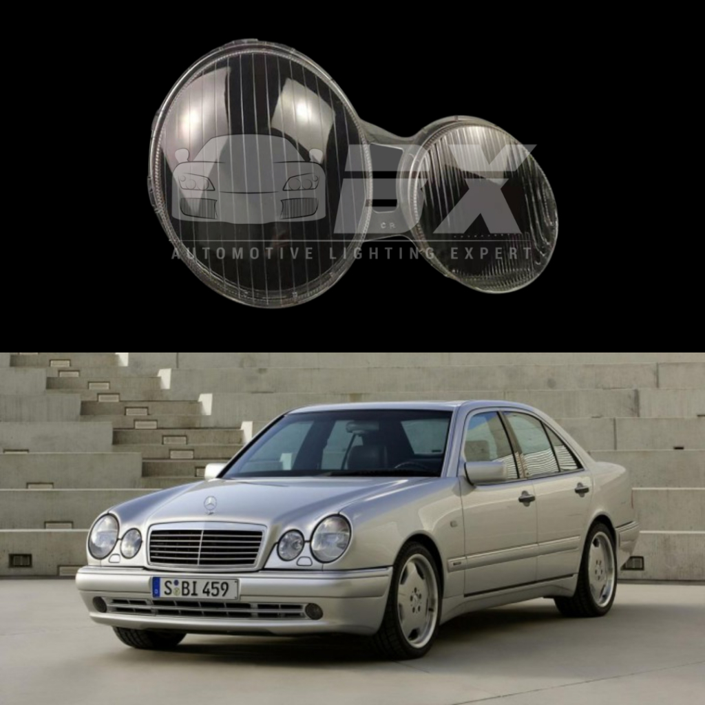 Mercedes E-Class W210 96-03 (Half Crystal) Headlamp Cover Headlights ...