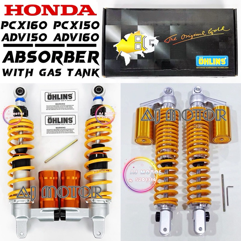 [ ABSORBER GAS ] HONDA PCX150 V1 V2 V3 PCX160 335MM / ADV150 ADV160 ...