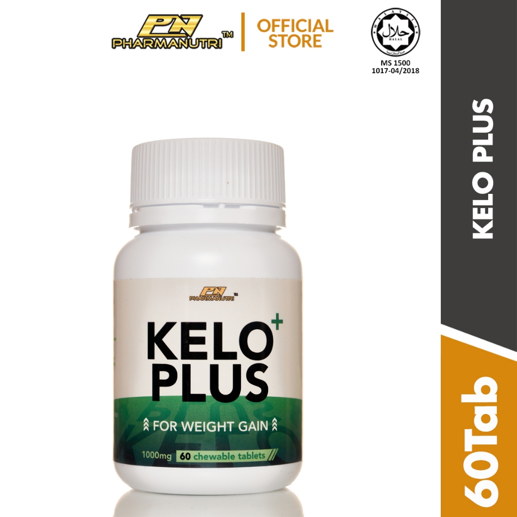 Kelo Plus 60 Tablet - Tambah Berat Badan/ Tambah Selera Makan/ Weight Gain/ Kilo Gain/ Ubat ...