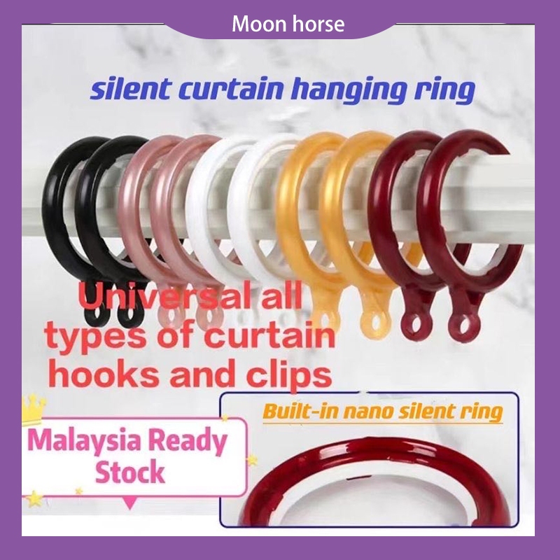 Eyelet Langsir / Curtain Ring with Nano silencer matte design | Shopee ...