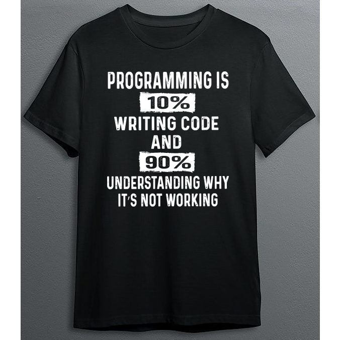 Programing Coding T-shirt | Shopee Malaysia