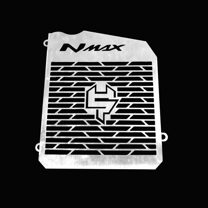 NVX / NMAX RADIATOR COVER STAINLESS STEEL YAMAHA NVX 155 V1 V2 AEROX ...