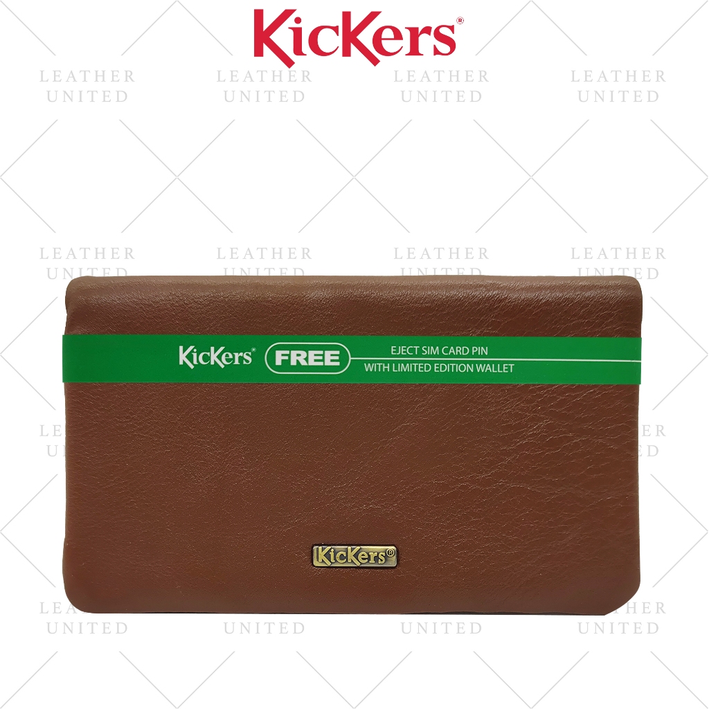 Kickers Genuine Full Grain Leather Multi-functional Multi-digit Card ...