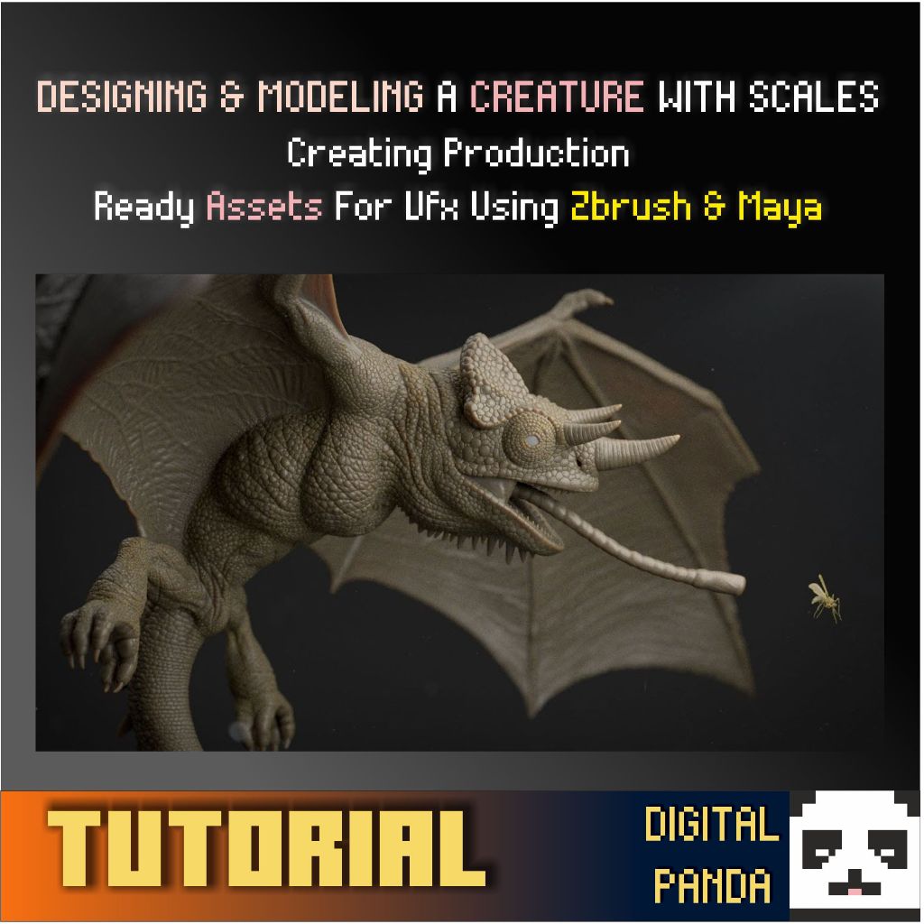 [ FULL TUTORIAL] DESIGNING & MODELING A CREATURE WITH SCALES -CREATING ...