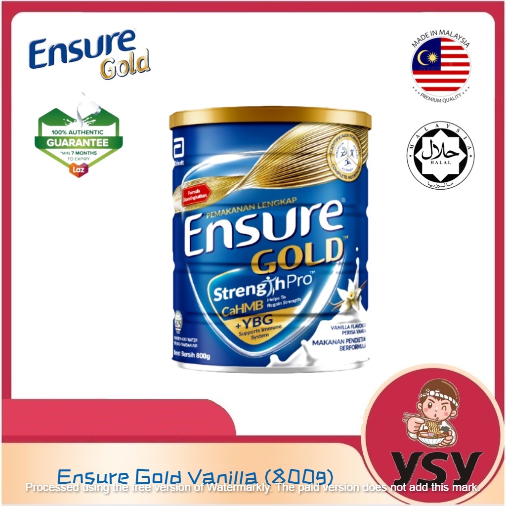 Ensure Gold Adult Complete Nutrition - Vanilla Tin (800g) | Shopee Malaysia