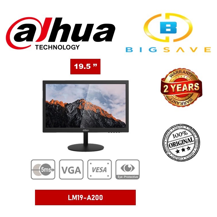 DAHUA 19.5" FULL HD LED MONITOR LM19-A200 | Shopee Malaysia