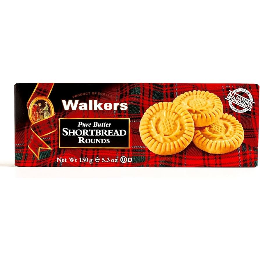 Walkers Pure Butter Shortbread Rounds 150g (Exp 30 June 2024) | Shopee ...