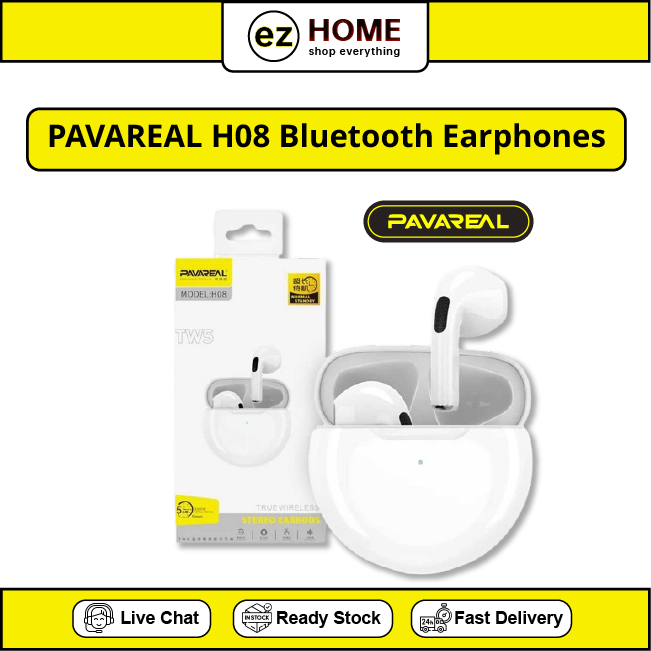 PAVAREAL H08 TWS Bluetooth Earphones | 20hr Ultra Long Standby Time ...