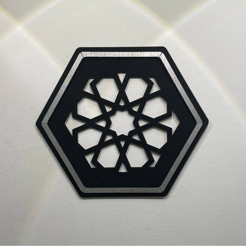 ISLAMIC PANEL DEKORASI KAYU KALIGRAFI HIASAN DINDING ALLAH MUHAMMAD l ...