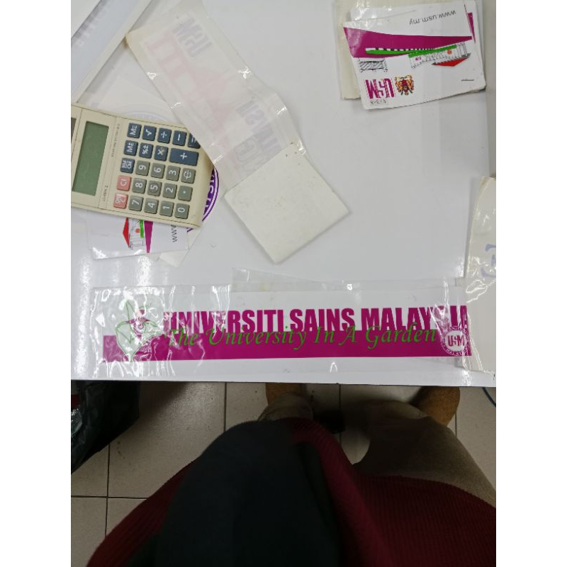 USM STICKER LONG (FLOWER DESIGN) | Shopee Malaysia